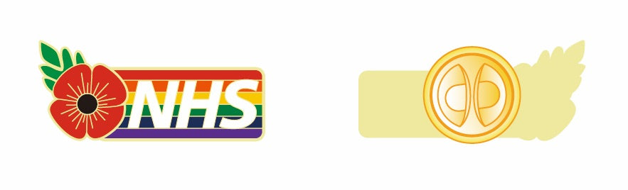 NHS Poppy Pin Badge - LGBT - Rainbow – MaD-PinsandGifts